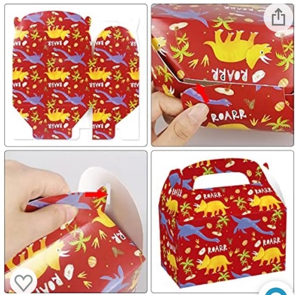 Party Supplies | Cieovo 24 Pack Dinosaur Party Goodie Gift Boxes ...
